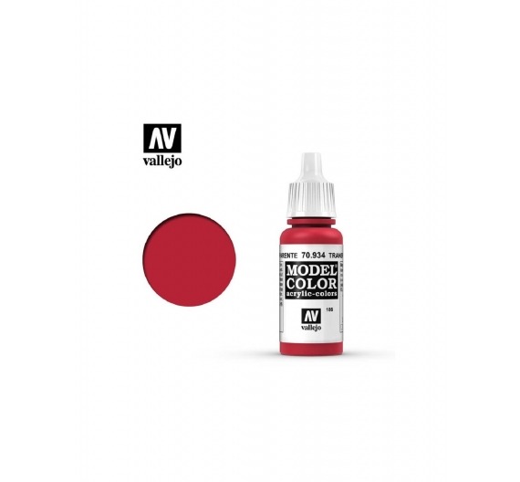 Acrílico Model Color - Rojo Transparente Transparente